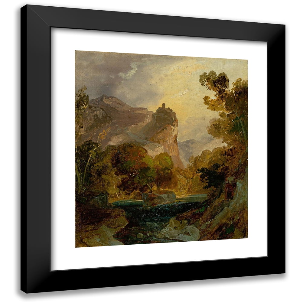 Carl Blechen 12x14 Black Modern Framed Museum Art Print Titled - View ...