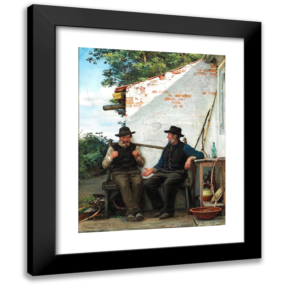 Carl Bloch 12x14 Black Modern Framed Museum Art Print Titled - A ...