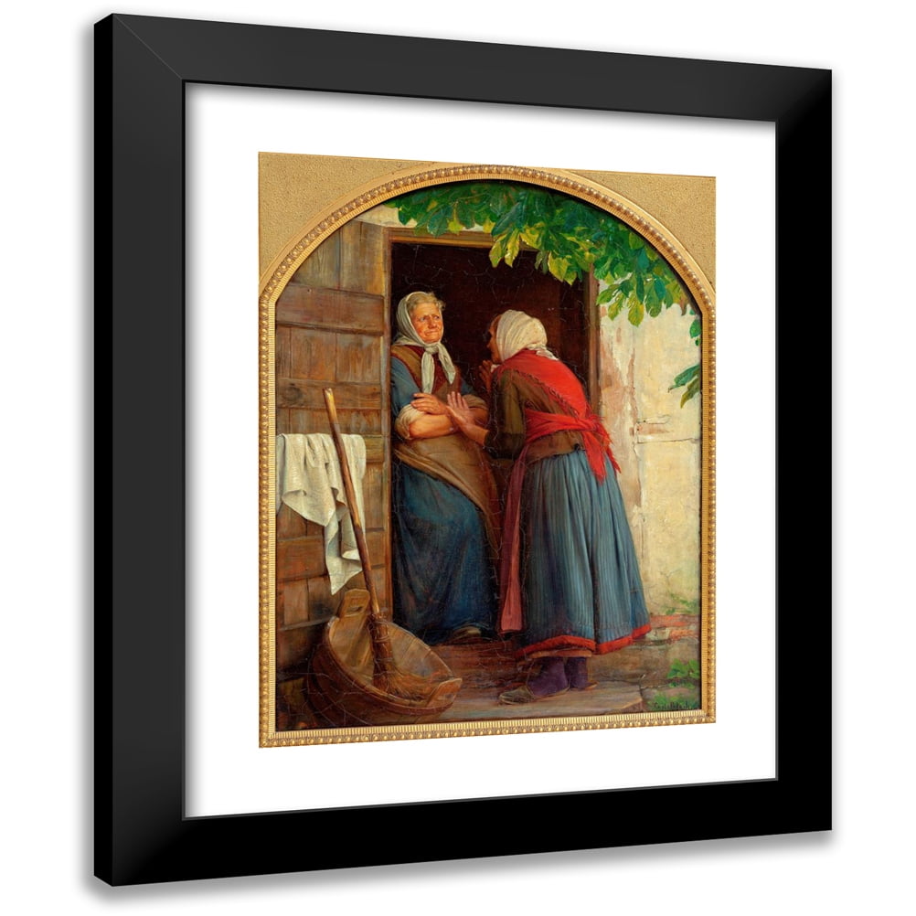 Carl Bloch 15x18 Black Modern Framed Museum Art Print Titled - Two ...