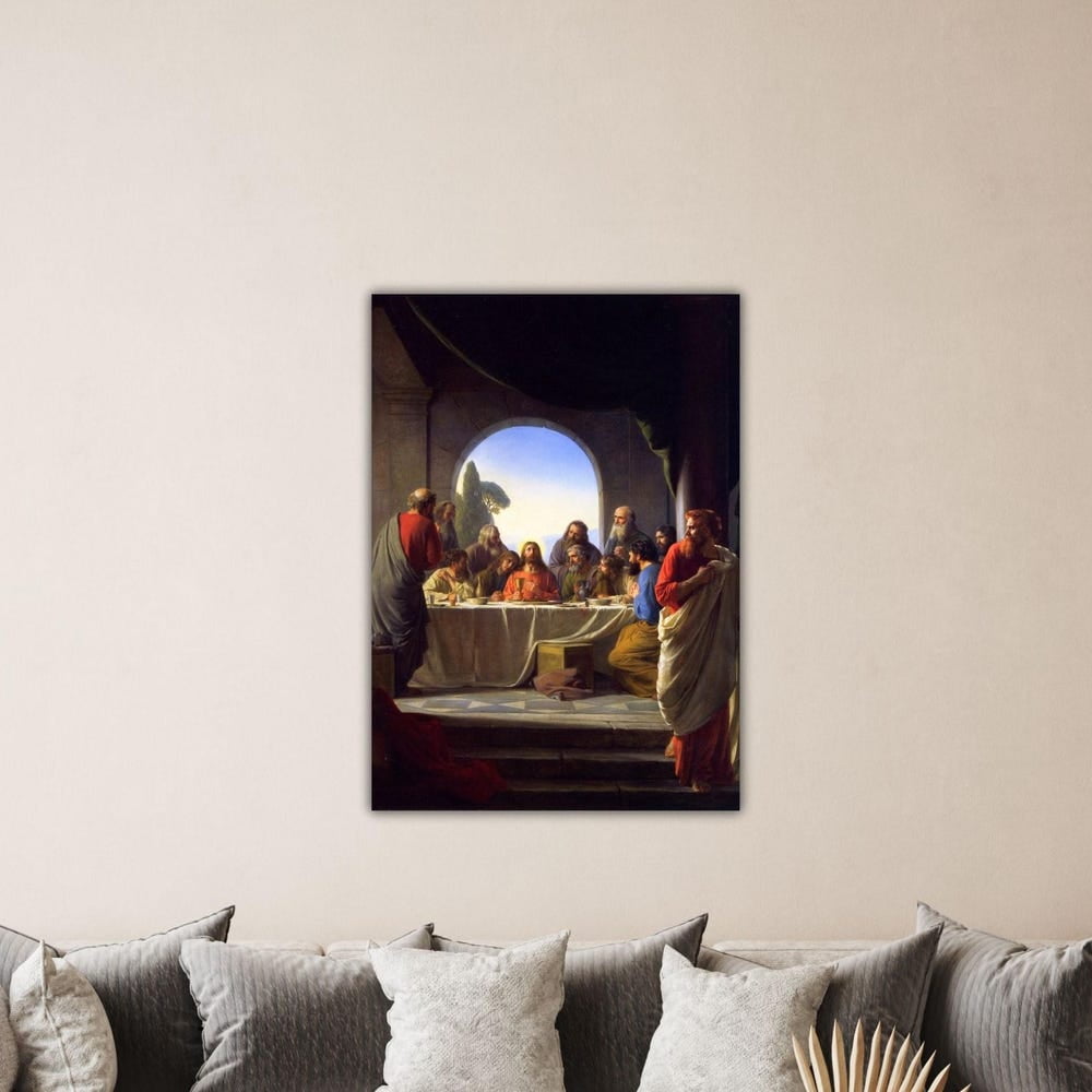 Carl Bloch The Last Supper Bloch Wall Art Carl Bloch Poster Modern ...