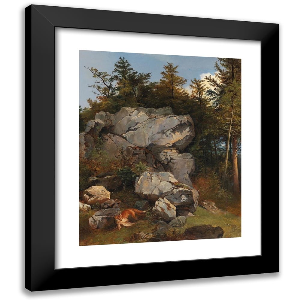 Carl Borromäus Andreas Ruthart 15x18 Black Modern Framed Museum Art ...