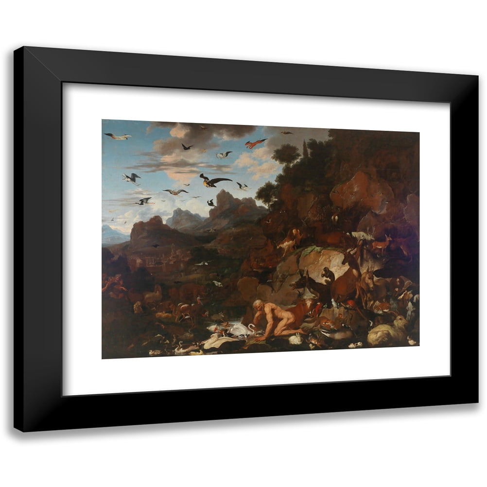 Carl Borromäus Andreas Ruthart 18x15 Black Modern Framed Museum Art ...