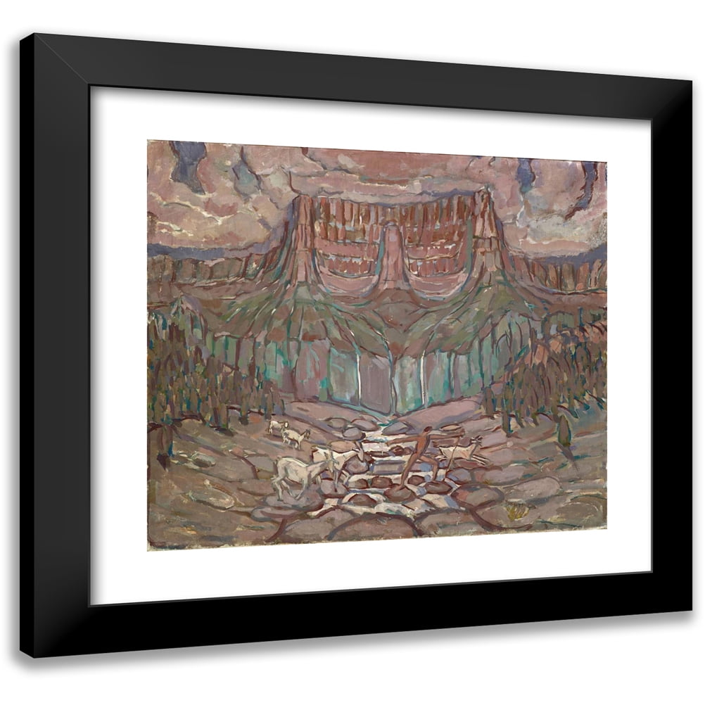 Carl Burckhardt 22x20 Black Modern Framed Museum Art Print Titled ...