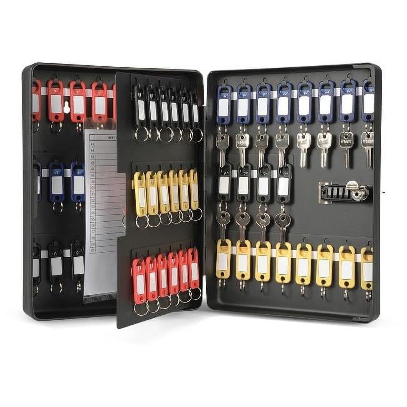 Carl CUI81080 Combination Key Cabinet, Black - 80 Key - Walmart.com