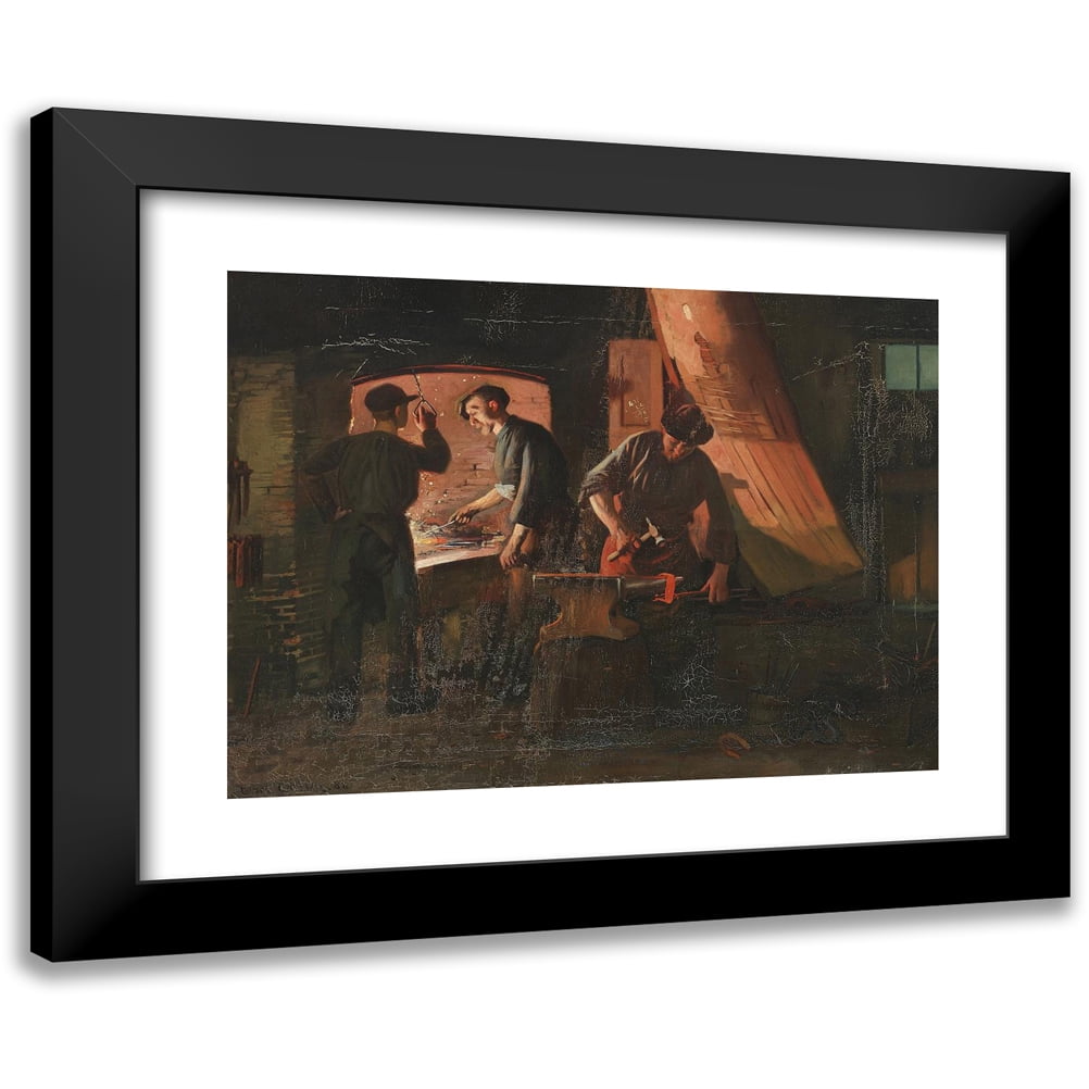 Carl Carlsen 14x11 Black Modern Framed Museum Art Print Titled - From a ...