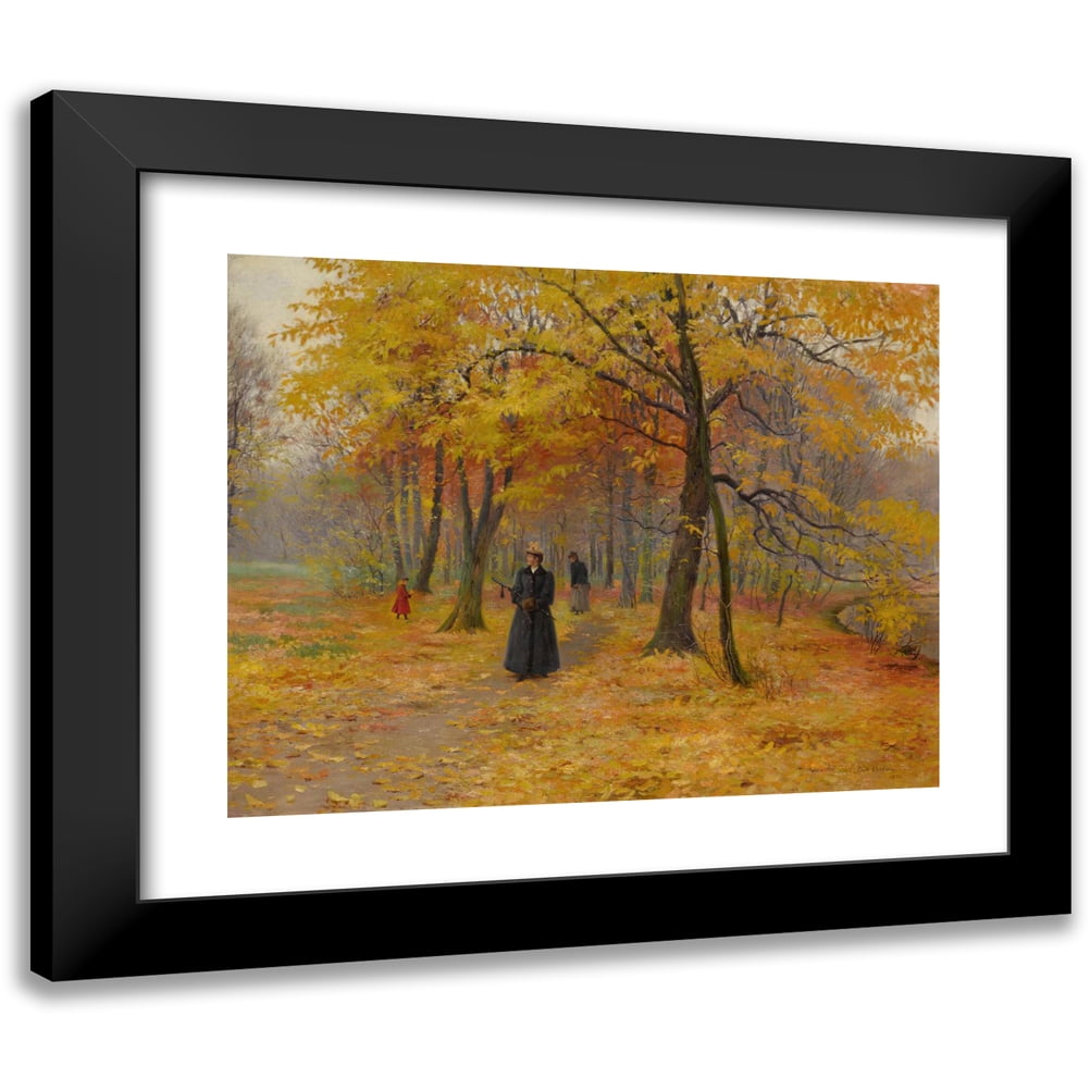 Carl Carlsen 14x12 Black Modern Framed Museum Art Print Titled - A ...