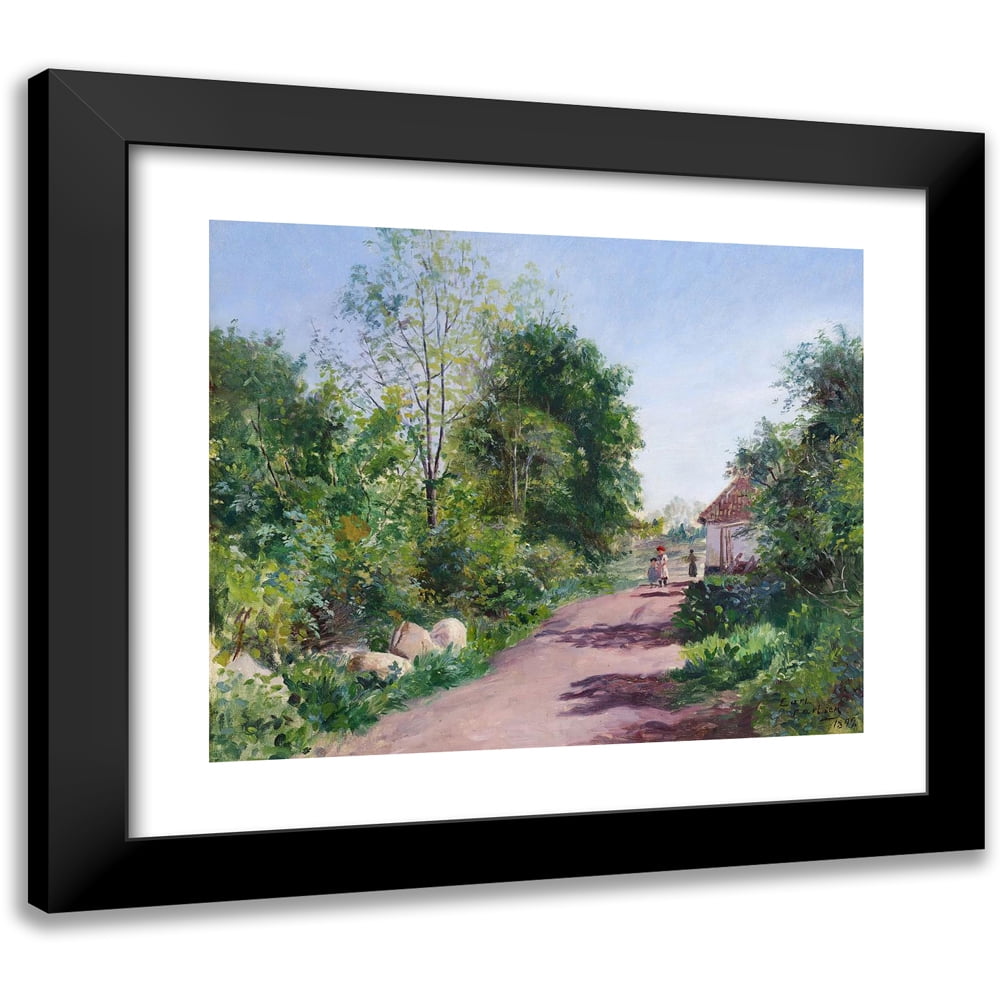 Carl Carlsen 14x12 Black Modern Framed Museum Art Print Titled - Girls ...