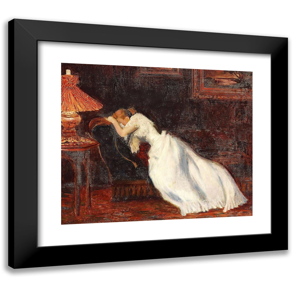 Carl Carlsen 14x12 Black Modern Framed Museum Art Print Titled ...