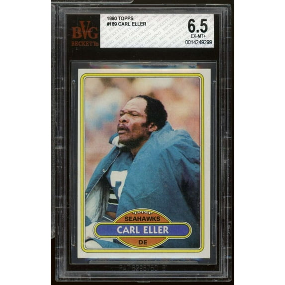 Carl Eller Card 1980 Topps #189 BVG 6.5 - Walmart.com
