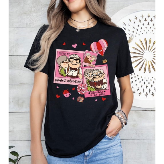 Carl Ellie Valentine Disney Up Movie Day Disneyland Lover Adventure Is ...