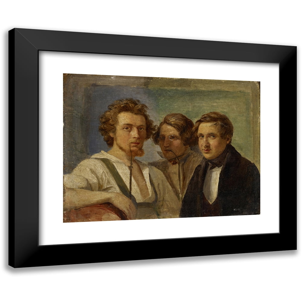 Carl Engel 18x15 Black Modern Framed Museum Art Print Titled - Self ...