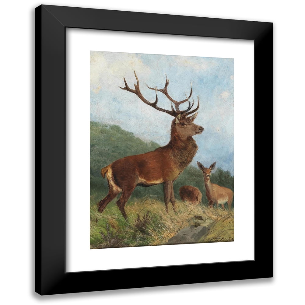 Carl Friedrich Deiker 11x14 Black Modern Framed Museum Art Print Titled ...