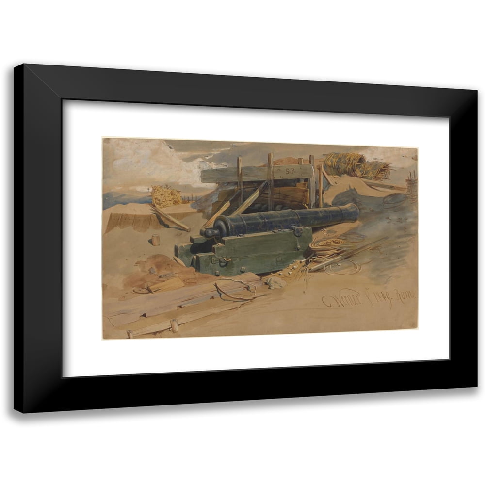 Carl Friedrich Heinrich Werner 24x17 Black Modern Framed Museum Art ...