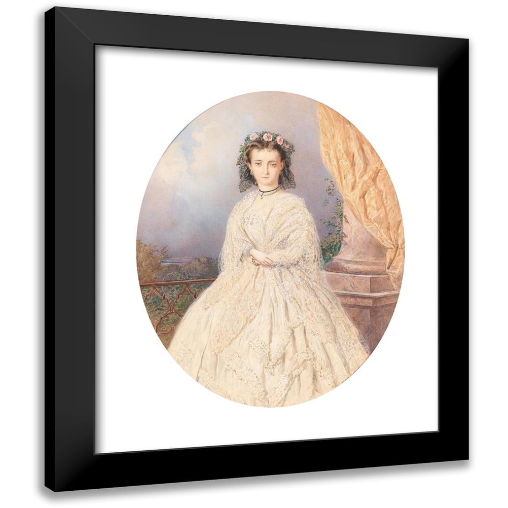 Carl Goebel the younger 12x14 Black Modern Framed Museum Art Print ...