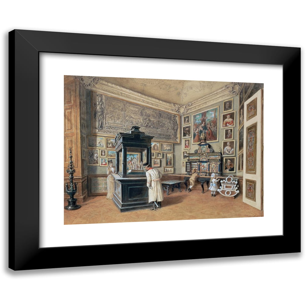 Carl Goebel the younger 14x11 Black Modern Framed Museum Art Print ...