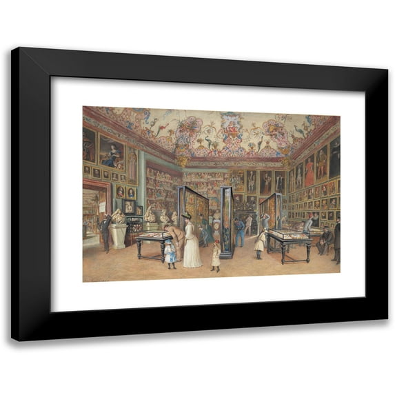 Carl Goebel the younger 14x11 Black Modern Framed Museum Art Print ...