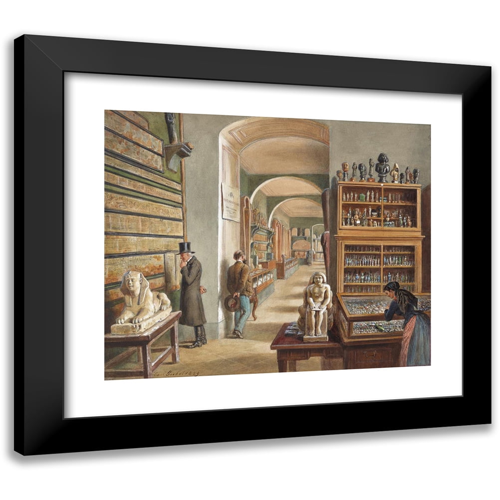 Carl Goebel the younger 17x15 Black Modern Framed Museum Art Print ...