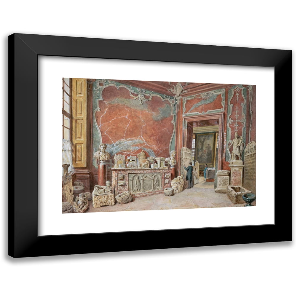 Carl Goebel the younger 18x14 Black Modern Framed Museum Art Print ...