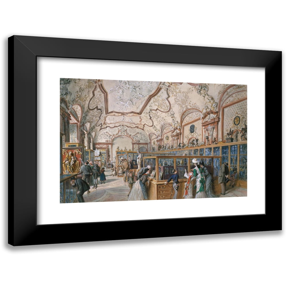 Carl Goebel the younger 24x17 Black Modern Framed Museum Art Print ...