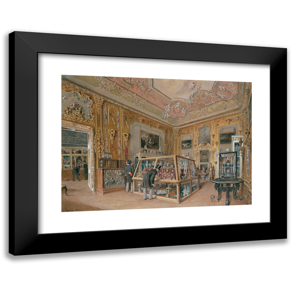 Carl Goebel the younger 24x18 Black Modern Framed Museum Art Print ...