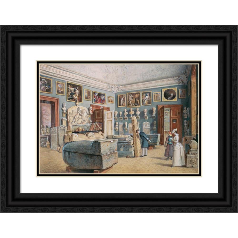 Carl Goebel the younger 14x11 Black Ornate Wood Framed Double Matted ...