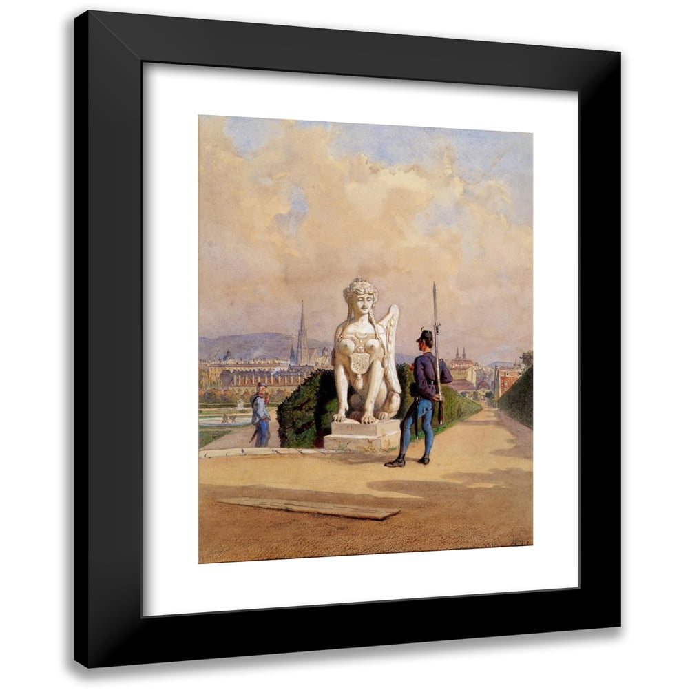 Carl Goebel the younger 19x24 Black Modern Framed Museum Art Print ...