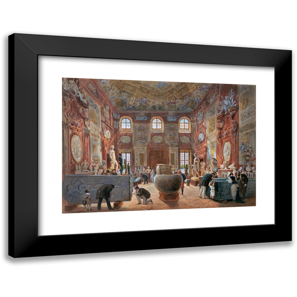 Carl Goebel the younger 24x18 Black Modern Framed Museum Art Print ...