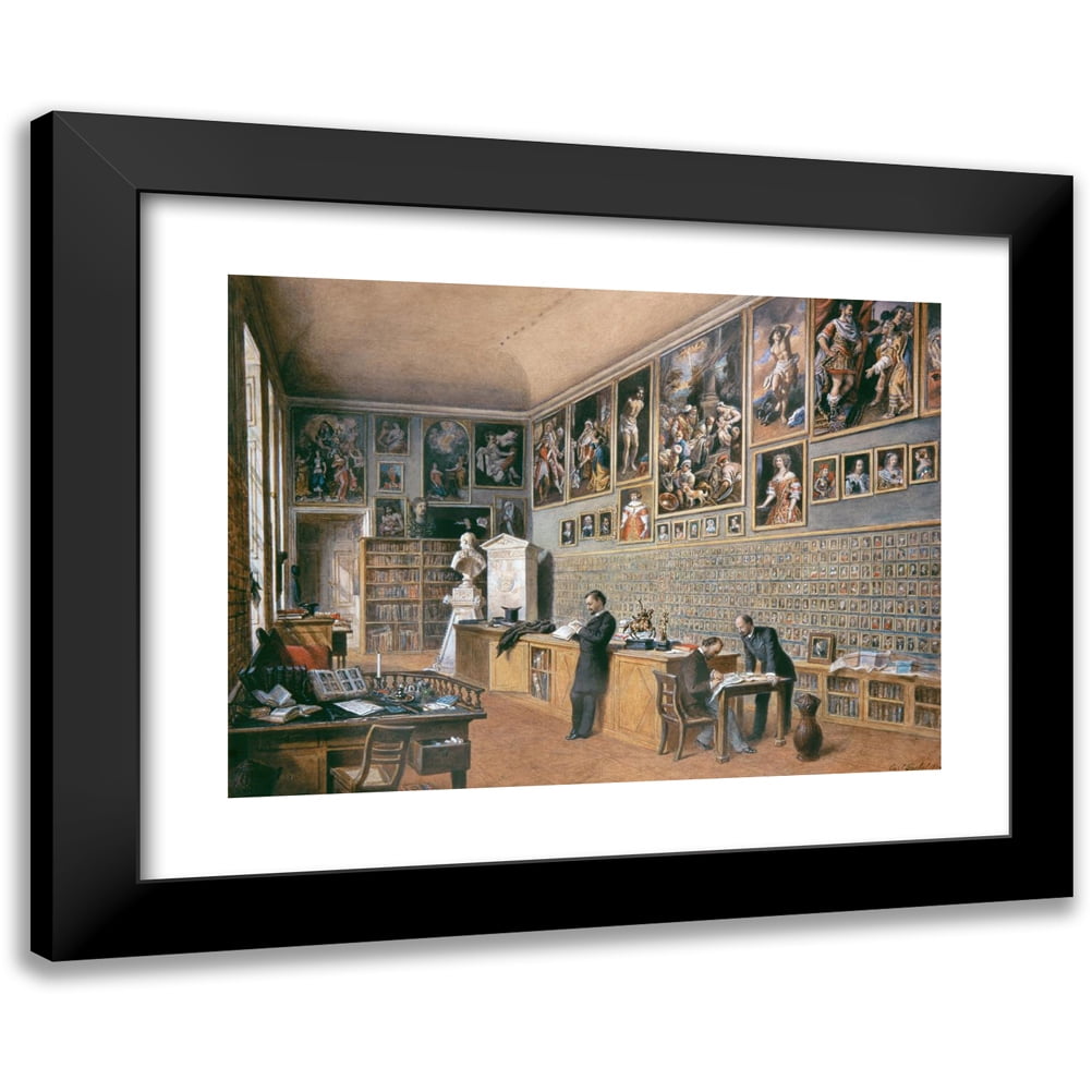 Carl Goebel the younger 24x19 Black Modern Framed Museum Art Print ...