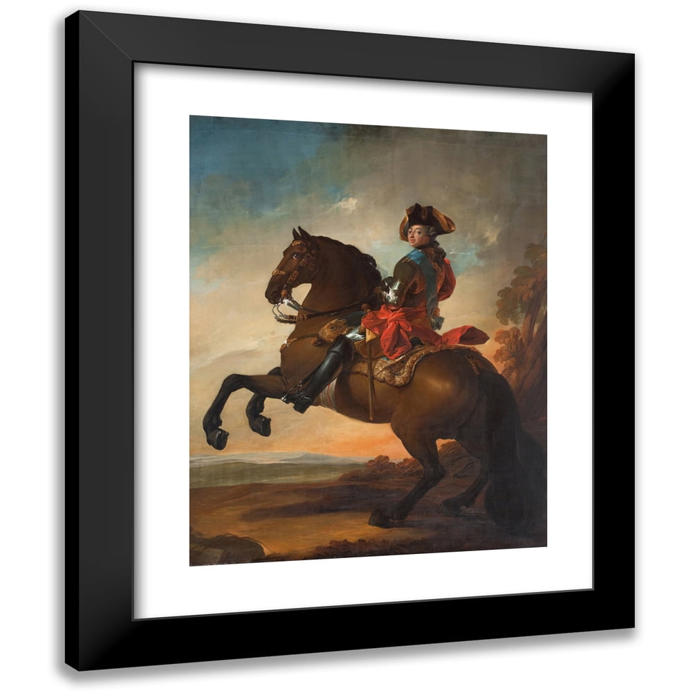 Carl Gustaf Pilo 12x14 Black Modern Framed Museum Art Print Titled ...