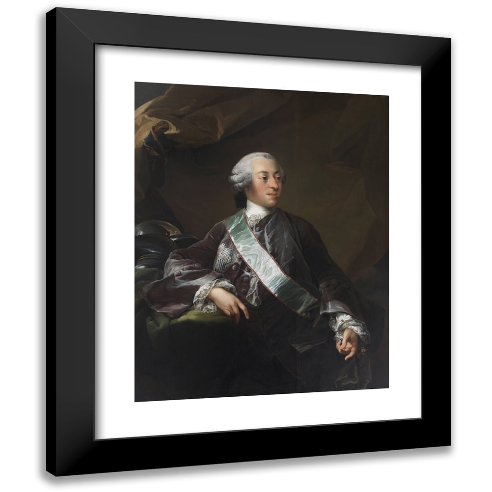 Carl Gustaf Pilo 12x14 Black Modern Framed Museum Art Print Titled ...