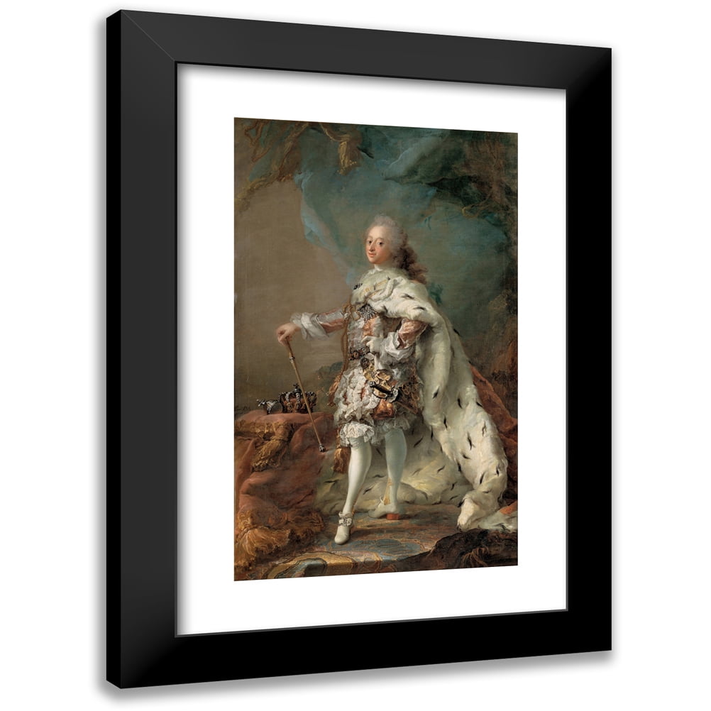 Carl Gustaf Pilo 12x18 Black Modern Framed Museum Art Print Titled ...