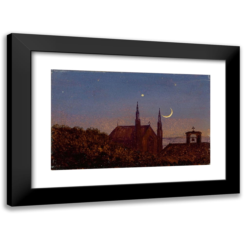 Carl Gustav Carus 14x11 Black Modern Framed Museum Art Print Titled ...