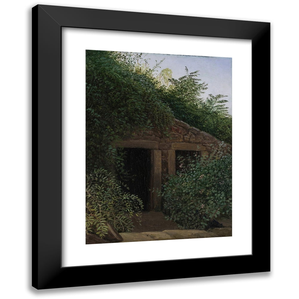 Carl Gustav Carus 14x18 Black Modern Framed Museum Art Print Titled ...