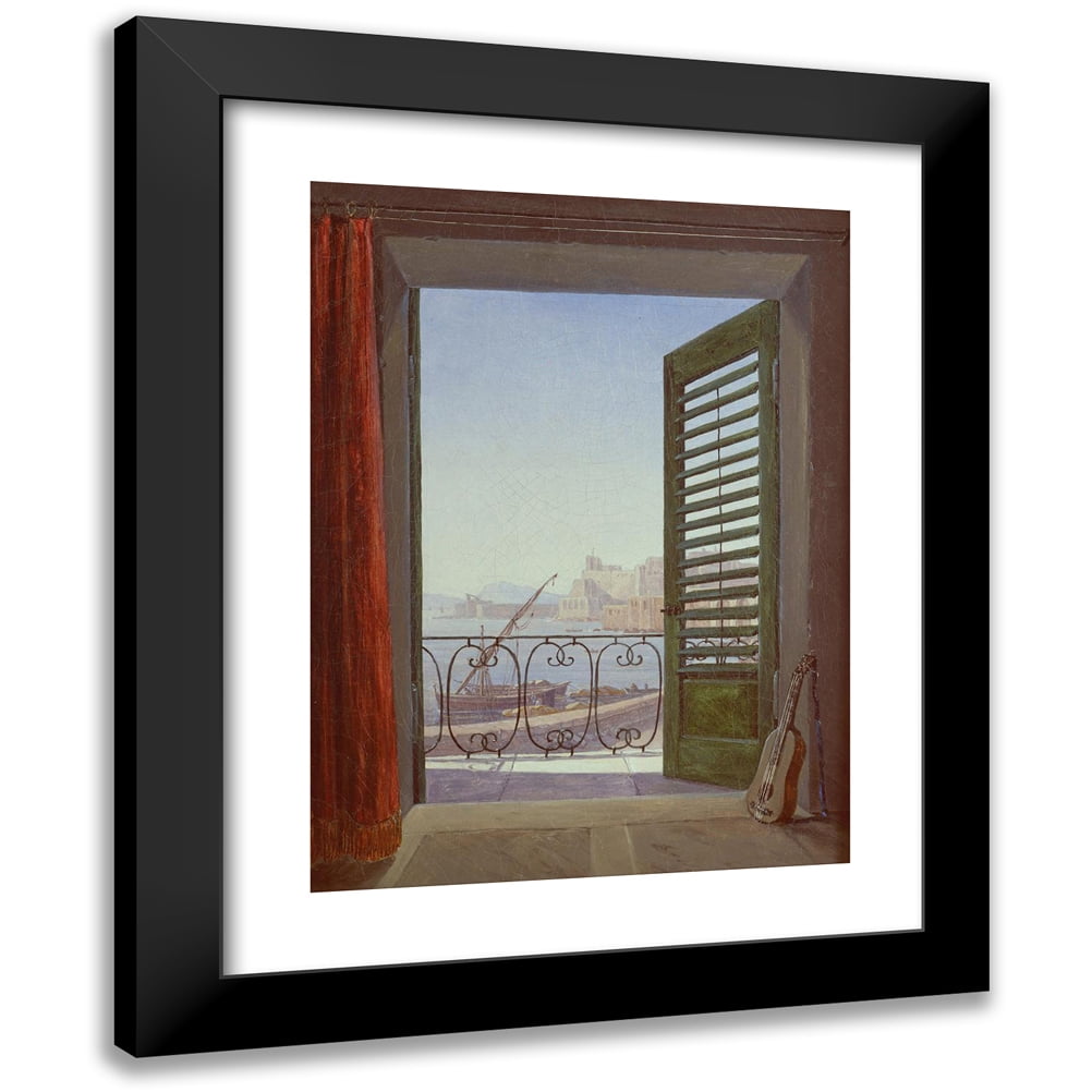Carl Gustav Carus 14x18 Black Modern Framed Museum Art Print Titled ...
