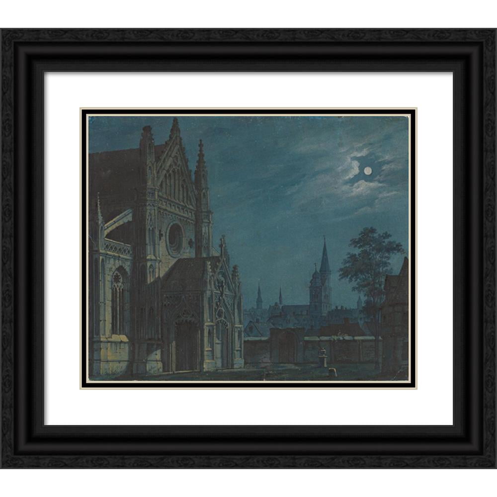 Carl Gustav Carus 17x15 Black Ornate Wood Framed Double Matted Museum ...