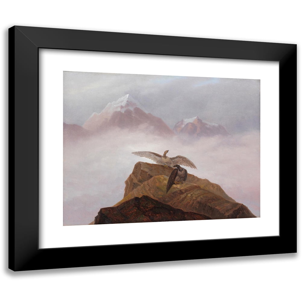 Carl Gustav Carus 24x20 Black Modern Framed Museum Art Print Titled ...