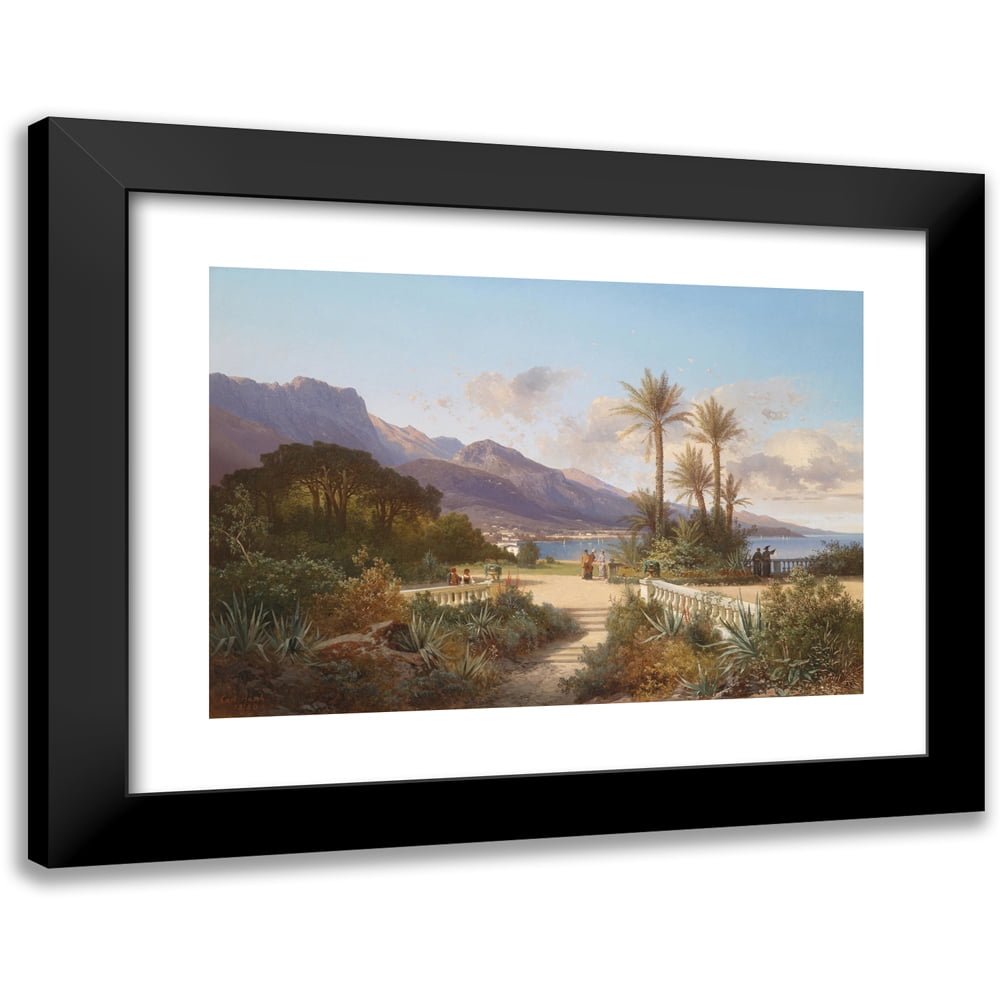 Carl Hasch 14x11 Black Modern Framed Museum Art Print Titled - Motif ...