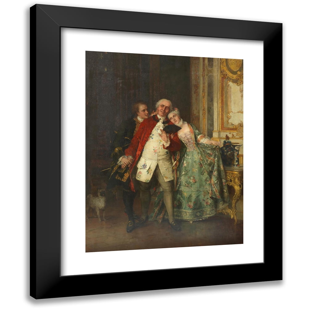 Carl Heinrich Hoff the Elder 12x14 Black Modern Framed Museum Art Print ...