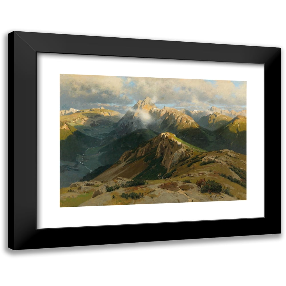Carl Julius Emil Ludwig 18x14 Black Modern Framed Museum Art Print ...