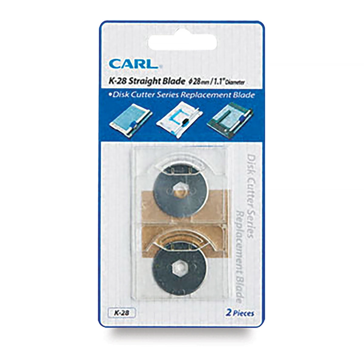 Carl Heavy Duty Trimmer - Set of 2 Straight Replacement Blades ...
