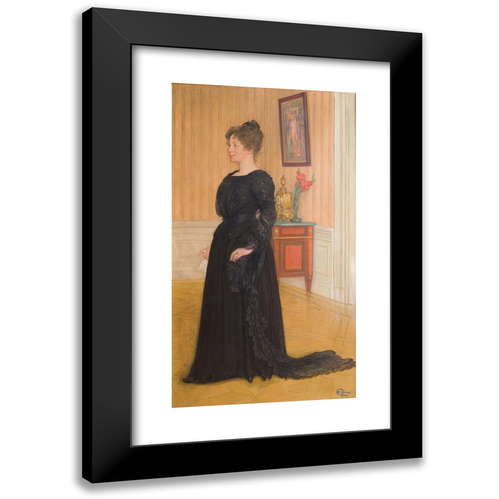 Carl Larsson 10x14 Black Modern Framed Museum Art Print Titled ...
