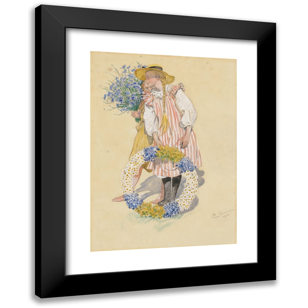 Carl Larsson 11x14 Black Modern Framed Museum Art Print Titled ...