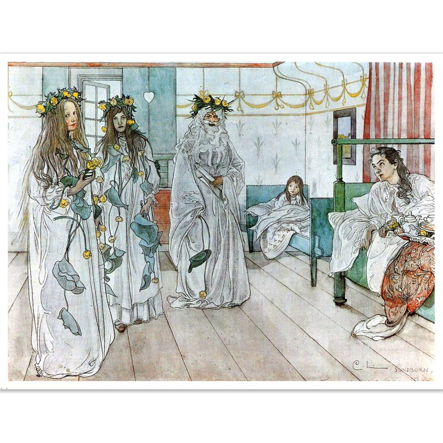 Carl Larsson Poster Modern Wall Art Famous Prints Carl Larsson ...