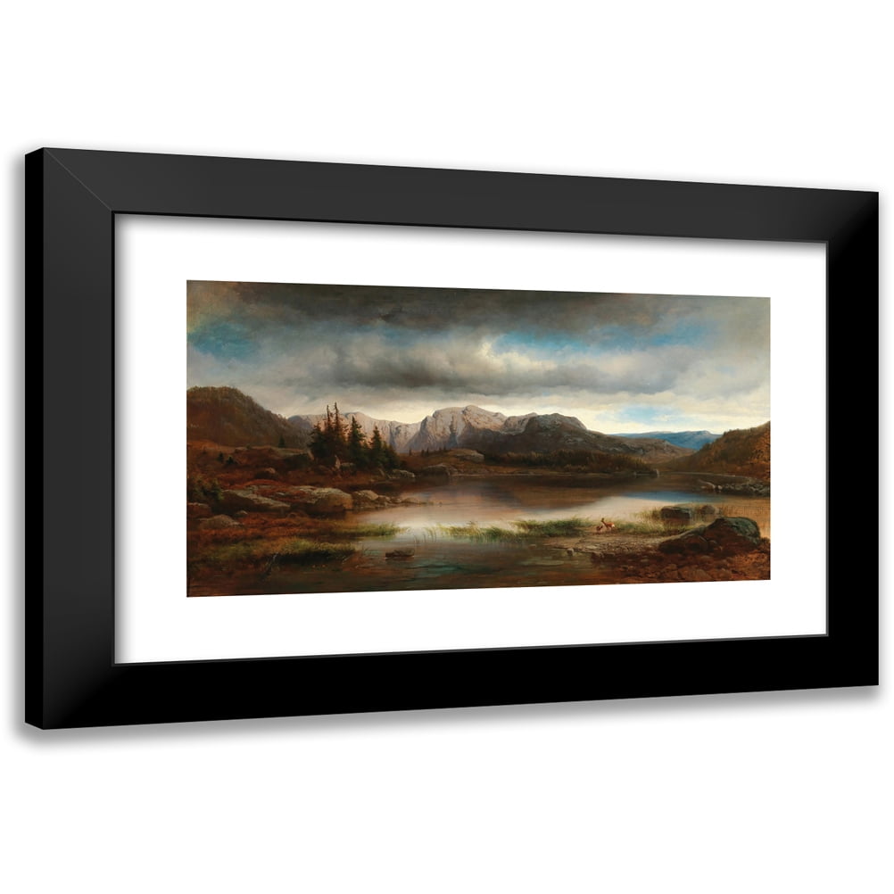 Carl Millner 24x15 Black Modern Framed Museum Art Print Titled - An ...