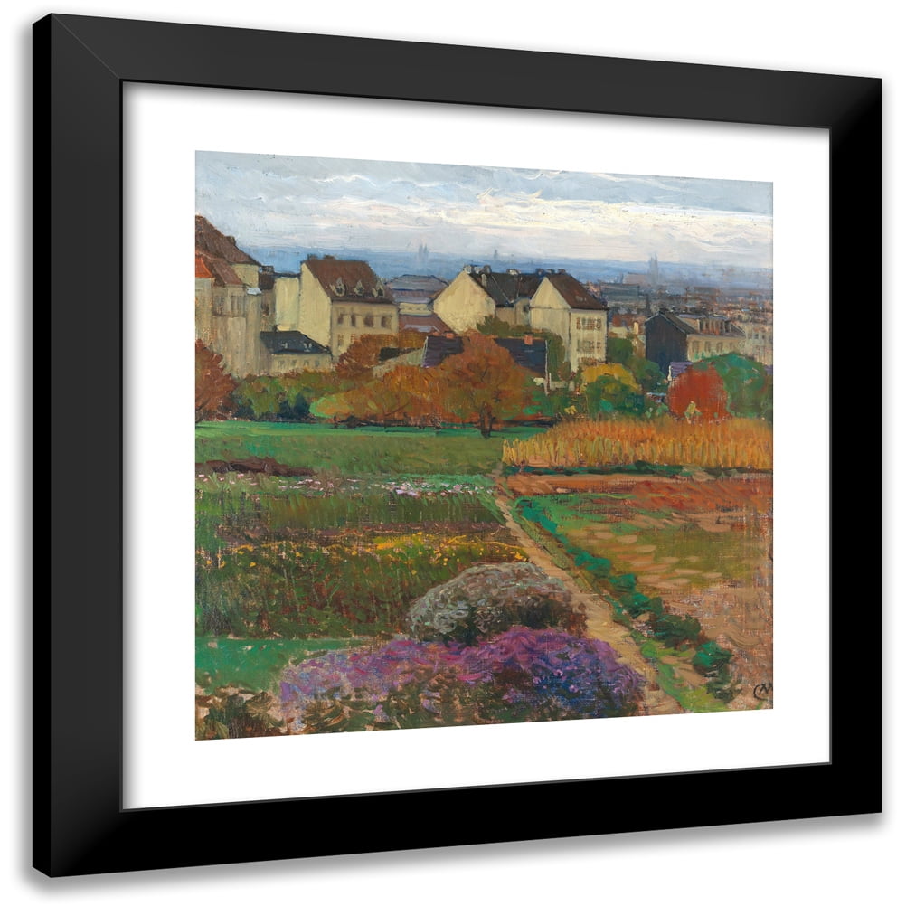 Carl Moll 20x20 Black Modern Framed Museum Art Print Titled - Dobling ...