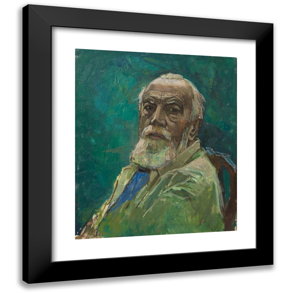 Carl Moll 20x23 Black Modern Framed Museum Art Print Titled - Self ...