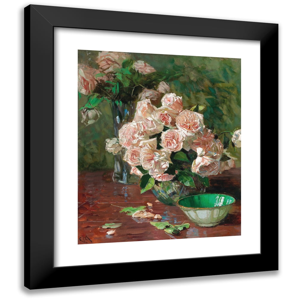 Carl Moll 20x23 Black Modern Framed Museum Art Print Titled - White ...