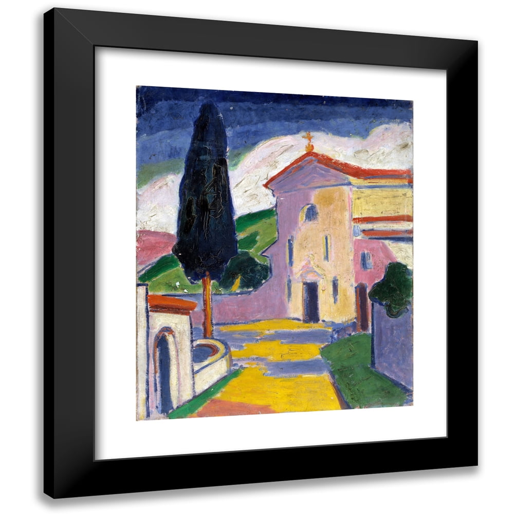 Carl Newman 15x18 Black Modern Framed Museum Art Print Titled - Church ...