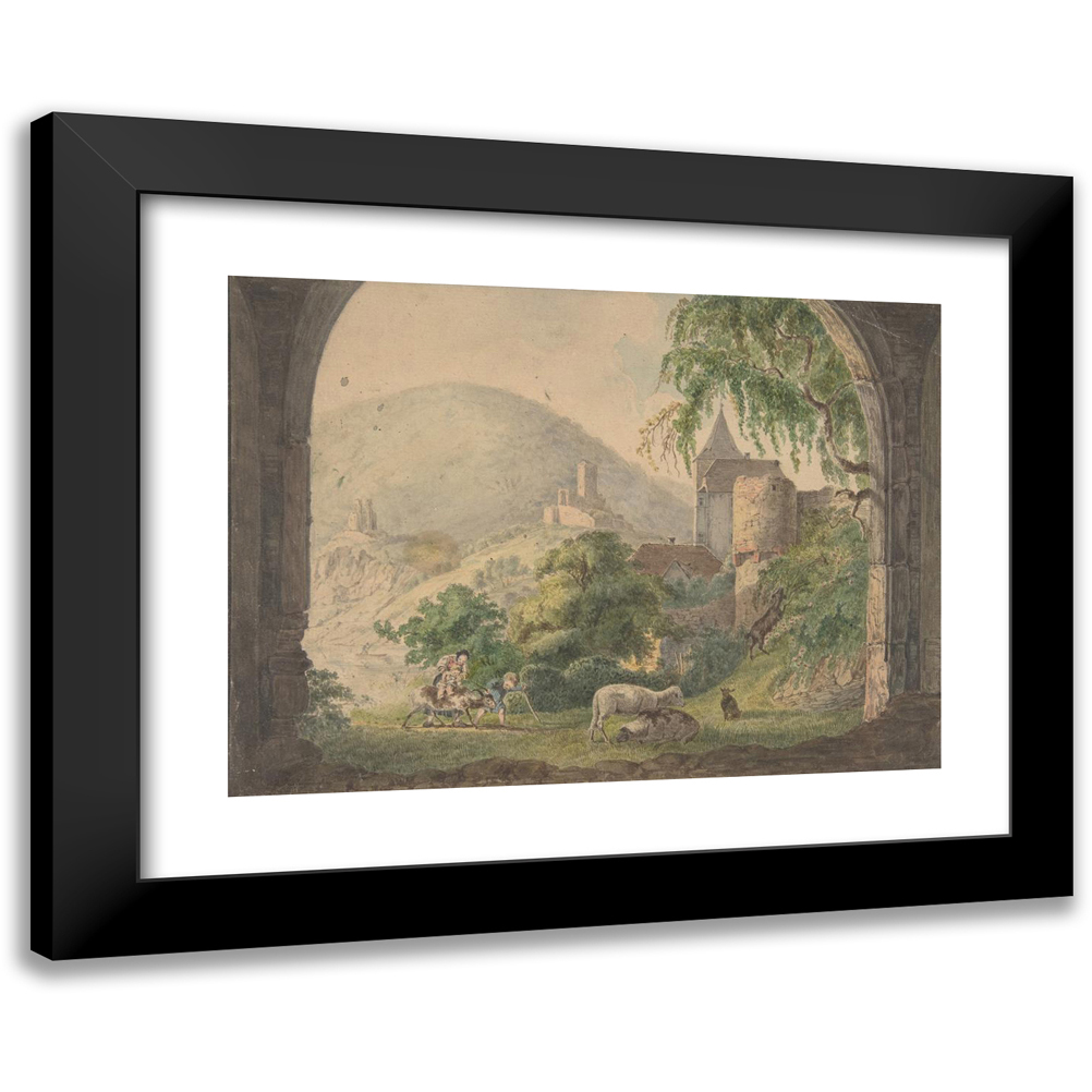 Carl Philipp Fohr 24x19 Black Modern Framed Museum Art Print Titled ...