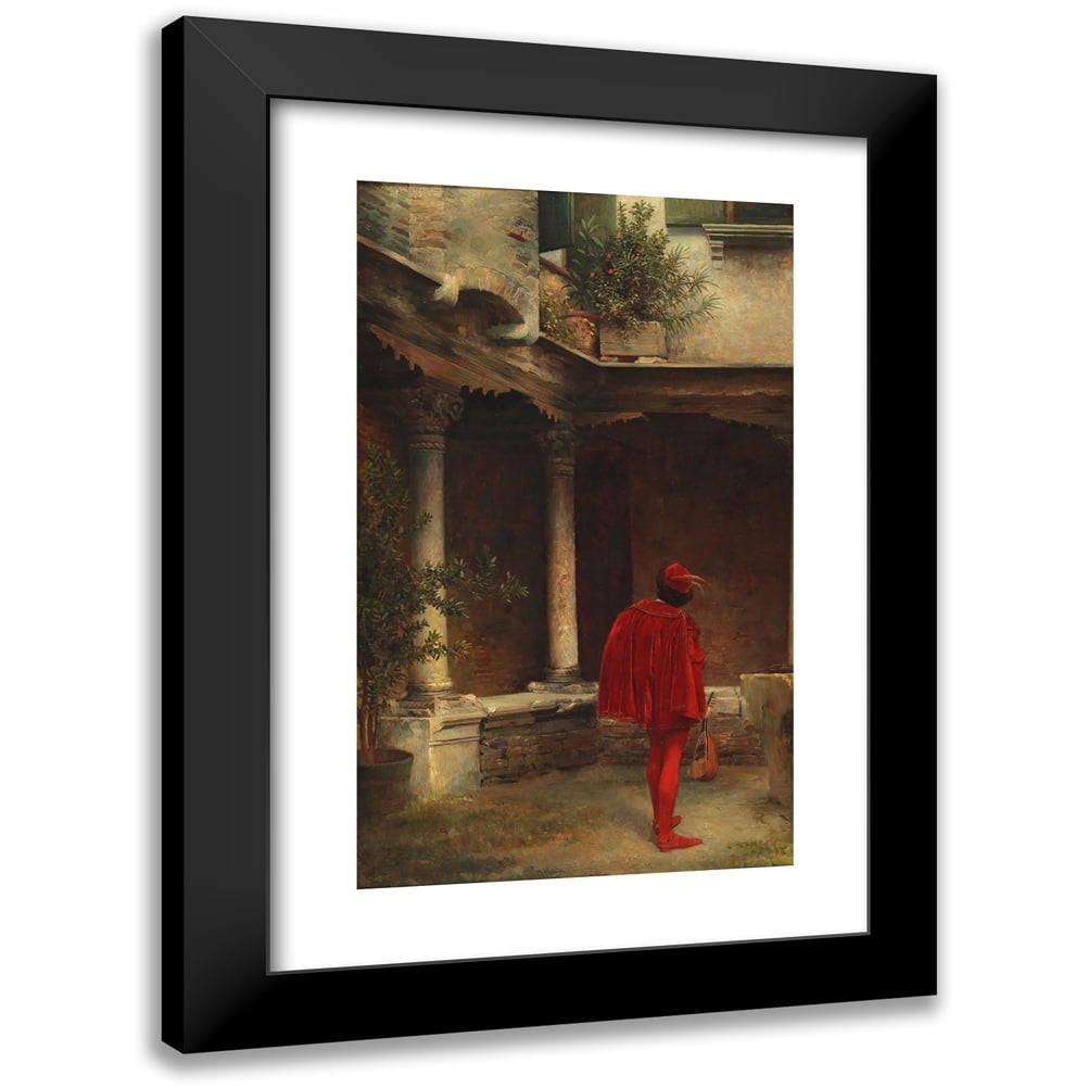 Carl Probst 10x14 Black Modern Framed Museum Art Print Titled - The ...